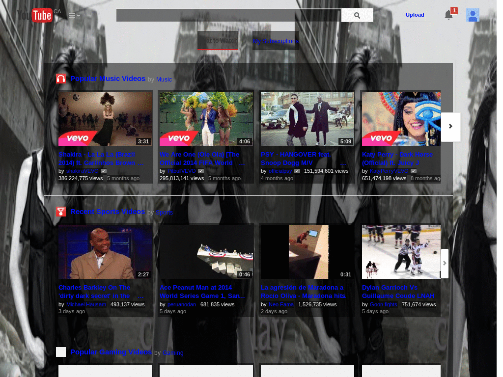Youtube Theme: Mine | Userstyles.org