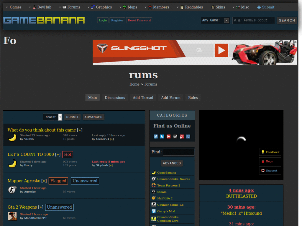 Gamebanana Themes & Skins | Userstyles.org