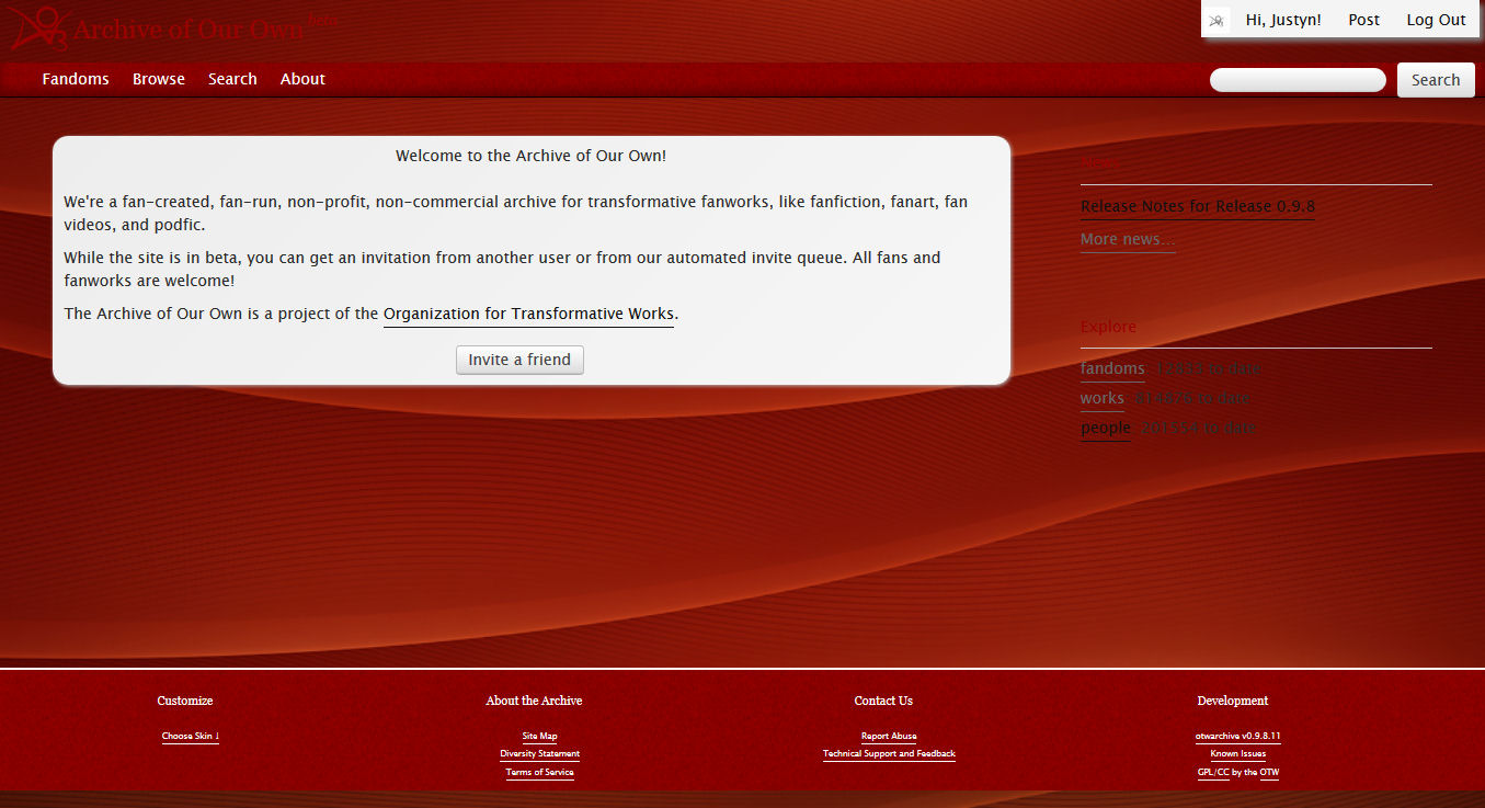 Ao3 Themes & Skins | Userstyles.org