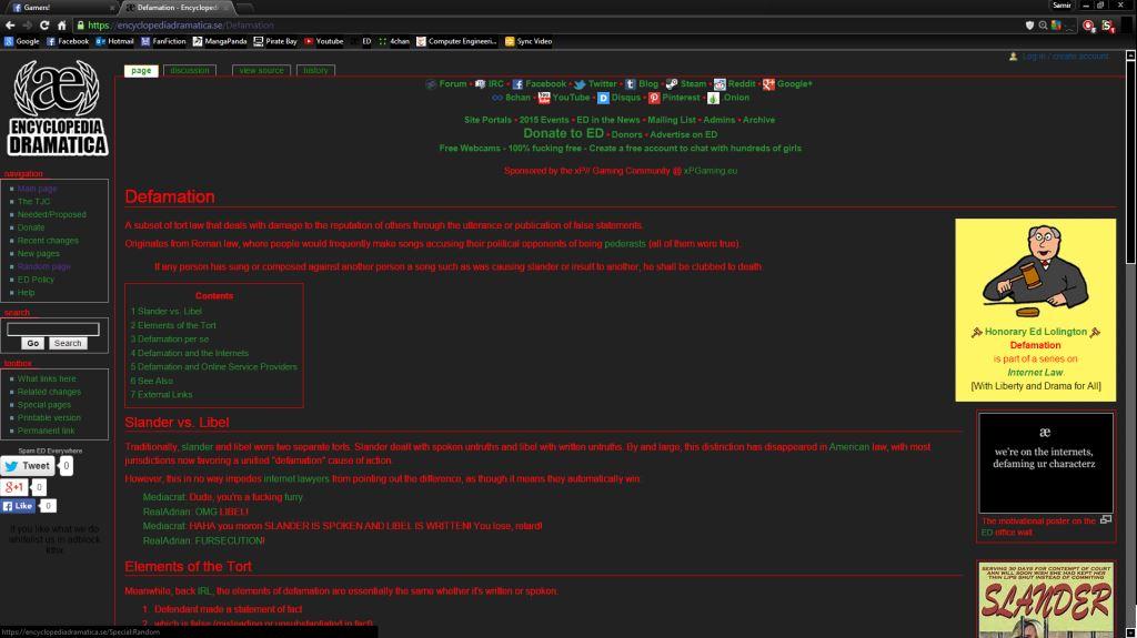 Custom Encyclopediadramatica Themes & Skins | Userstyles.org