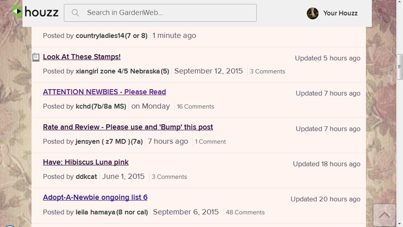 Gardenweb Another Rose Userstyles Org