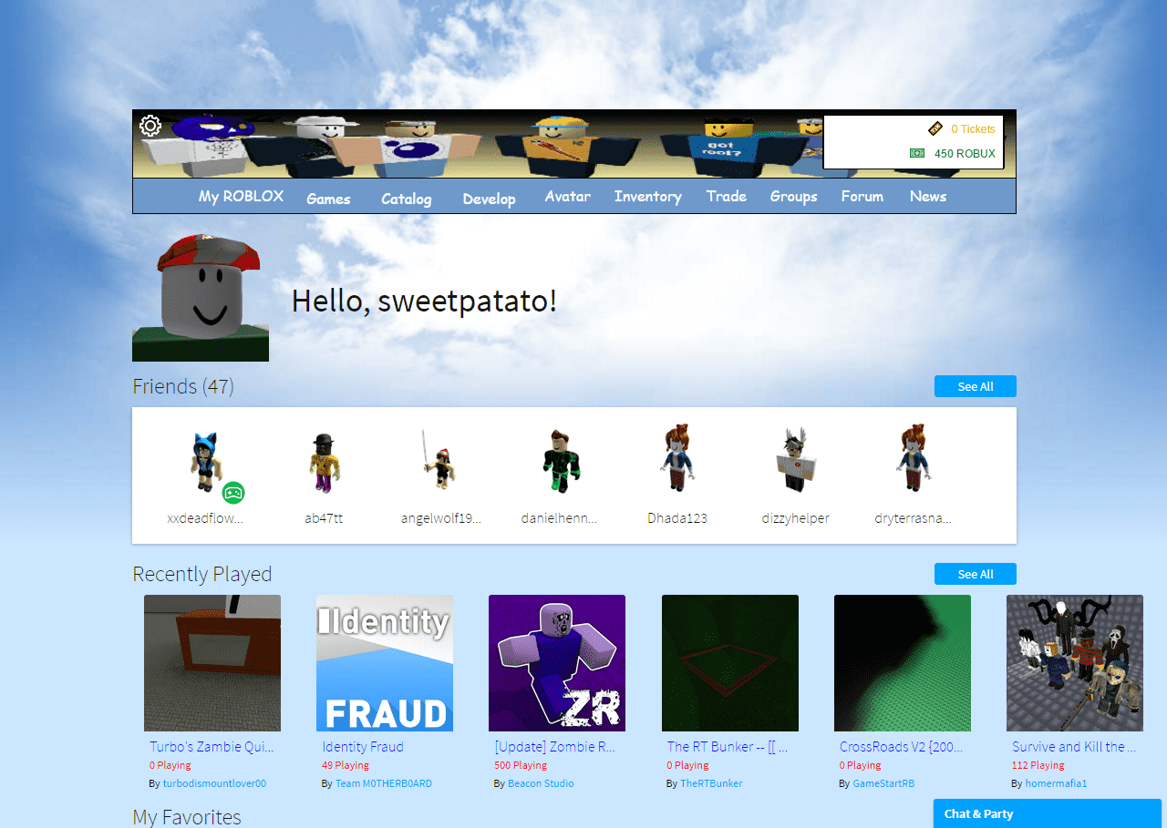 ROBLOX - 2009 Theme - Custom Banner | Userstyles.org