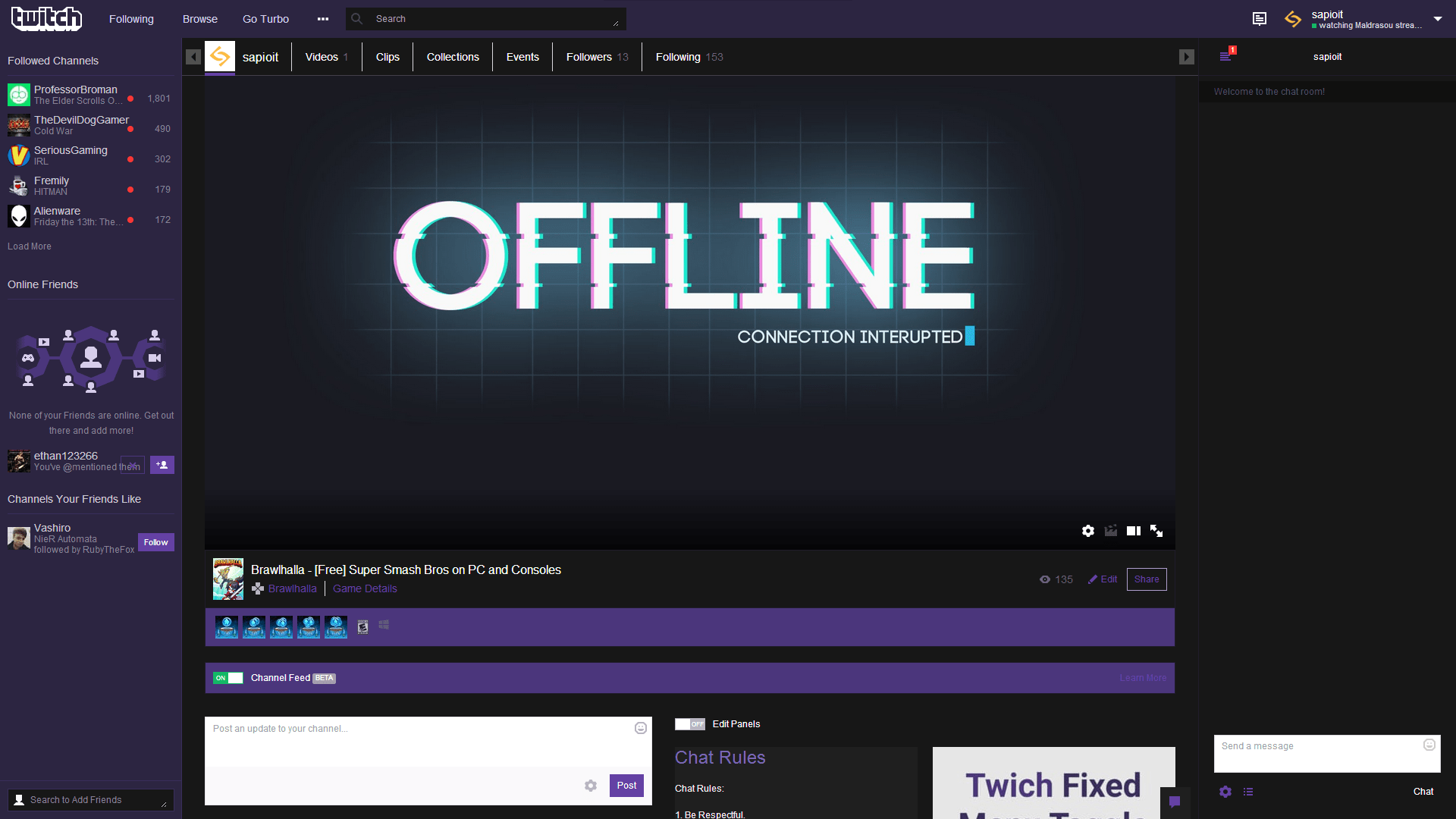 Twitch Themes & Skins | Userstyles.org