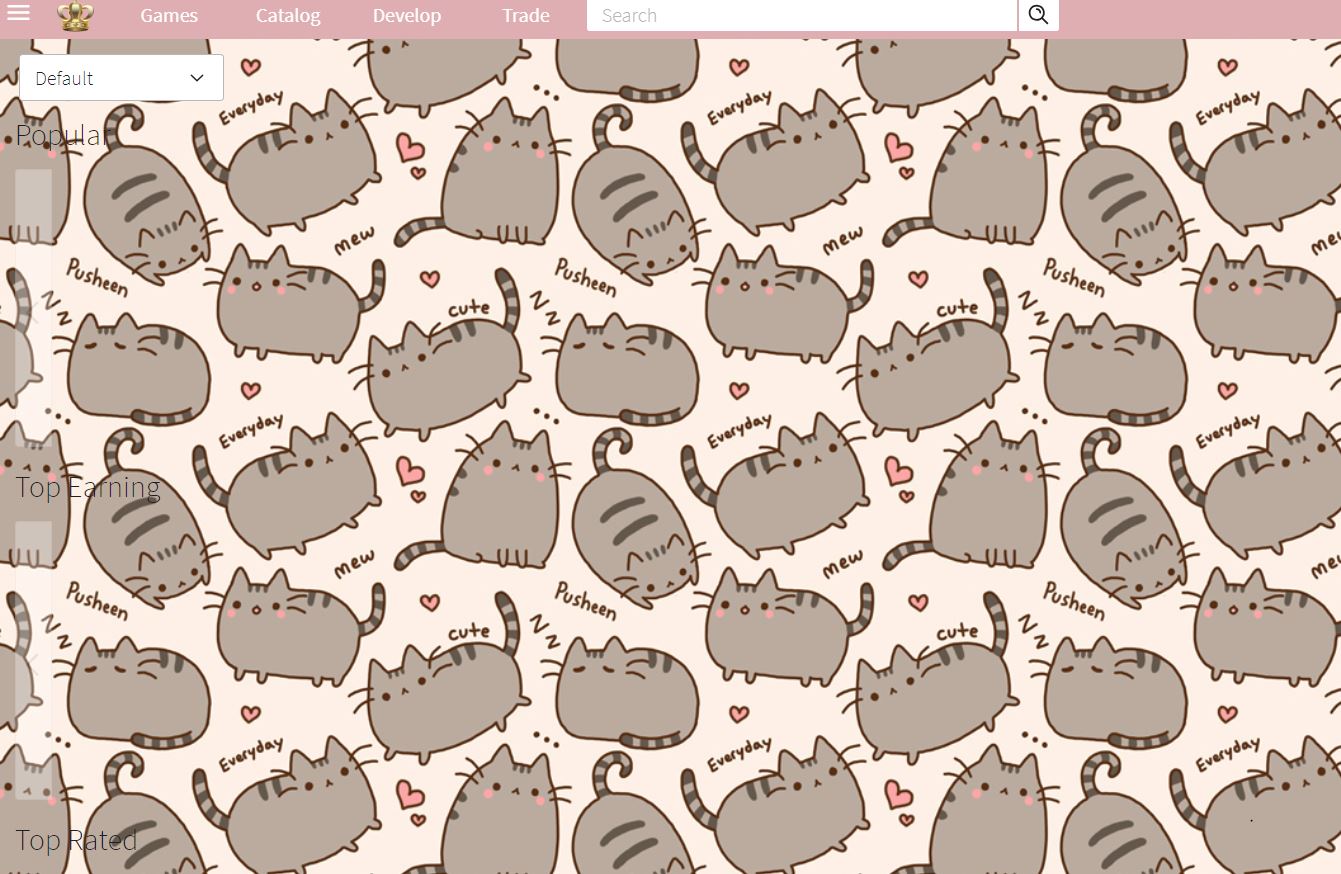 Pusheen Roblox Theme | Userstyles.org