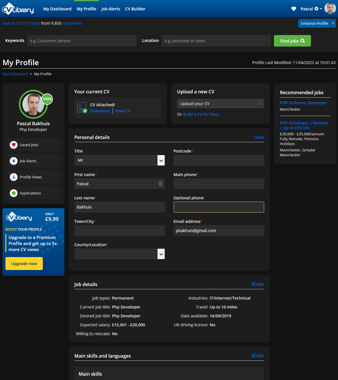 Custom Cv-library Themes & Skins | Userstyles.org