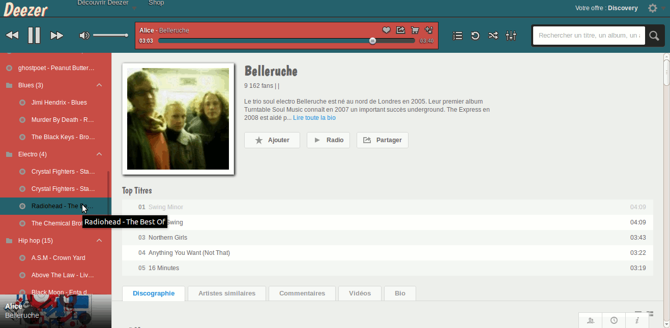 Retro Deezer | Userstyles.org