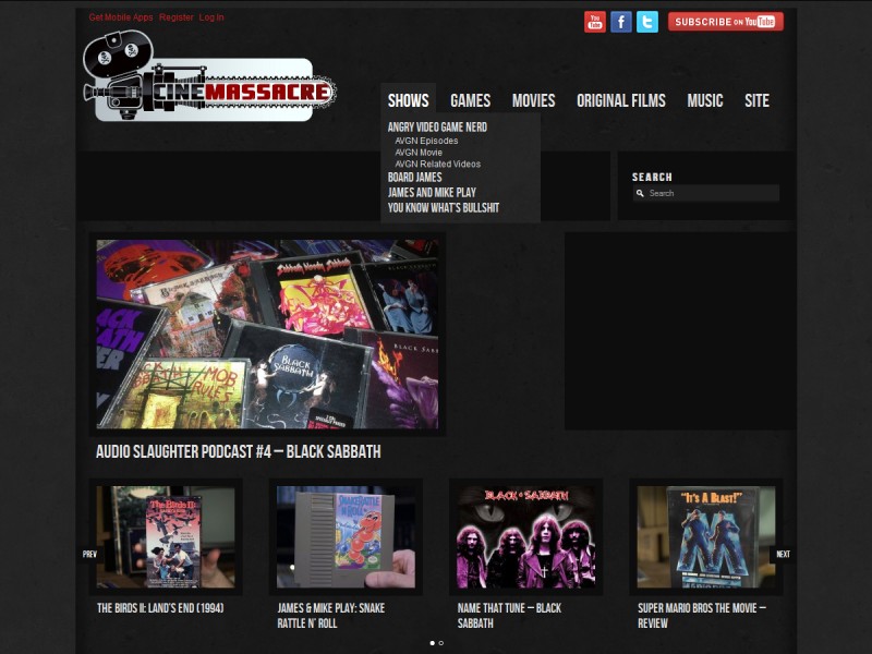 Cinemassacre Themes & Skins | Userstyles.org