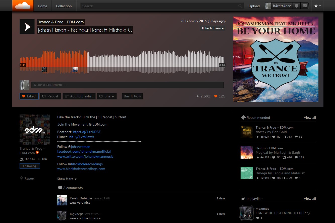 Soundcloud Pitch Black | Userstyles.org