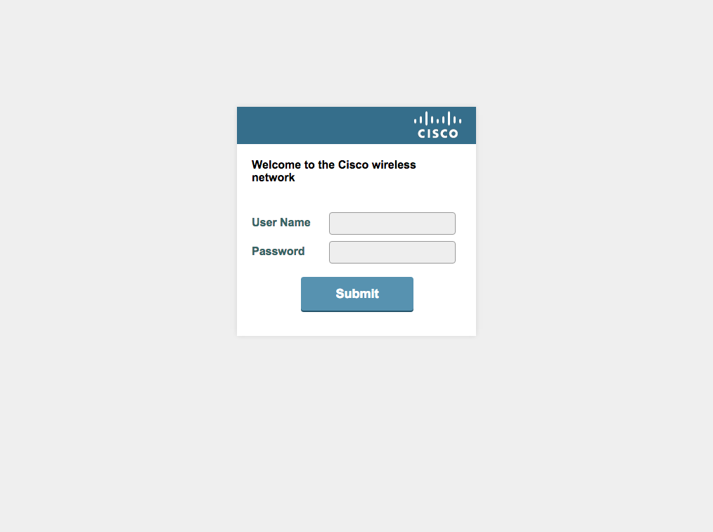 Cisco Wi-Fi Login | Userstyles.org